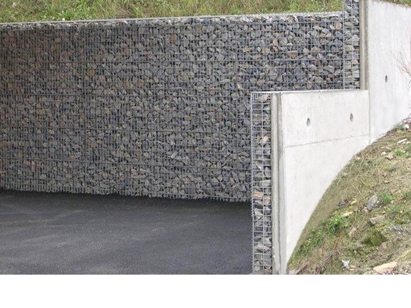 Mur à parement GABION