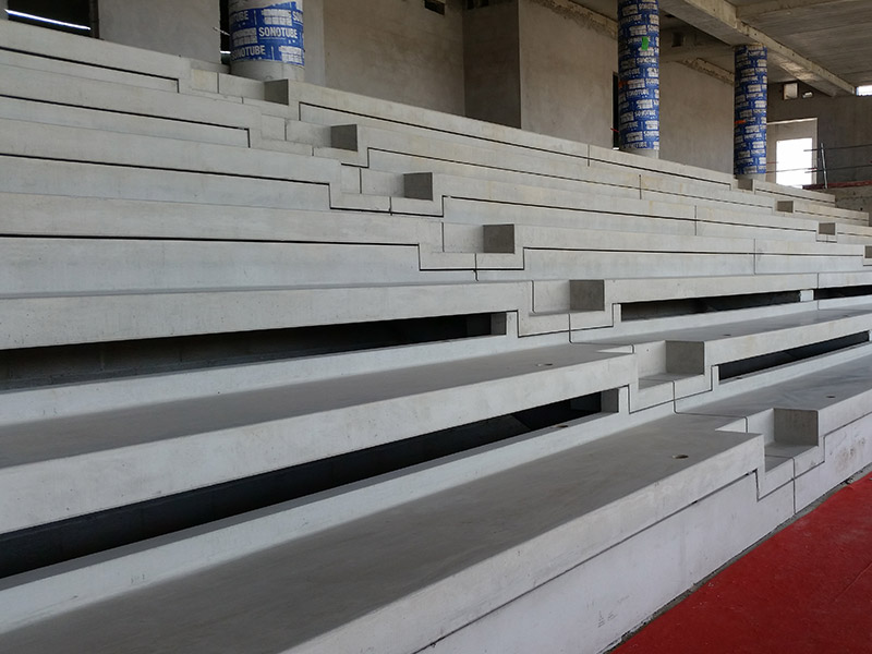 Les gradins PBM en béton