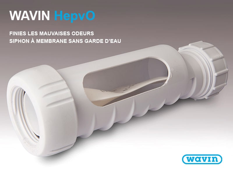 Siphon à membrane - Wavin HepvO