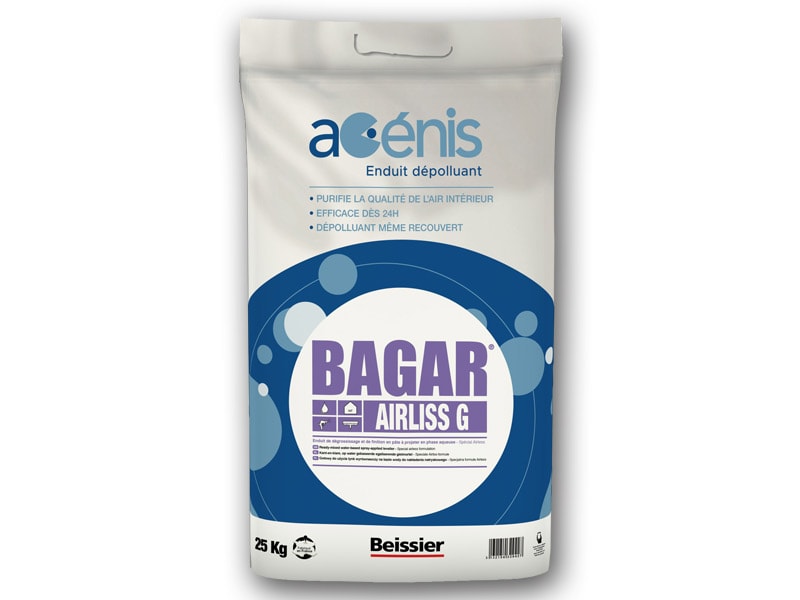 BAGAR AIRLISS G Acénis - Enduit dépolluant de dégrossissage spécial airless