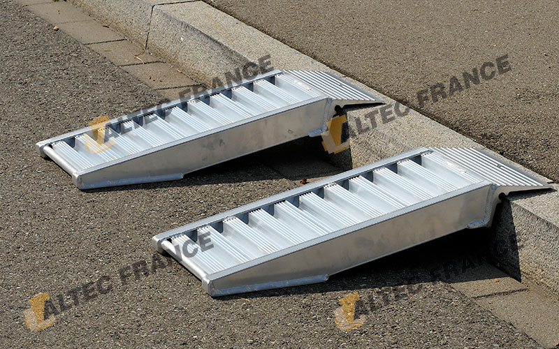 Rampes en aluminium gamme faibles dénivelés
