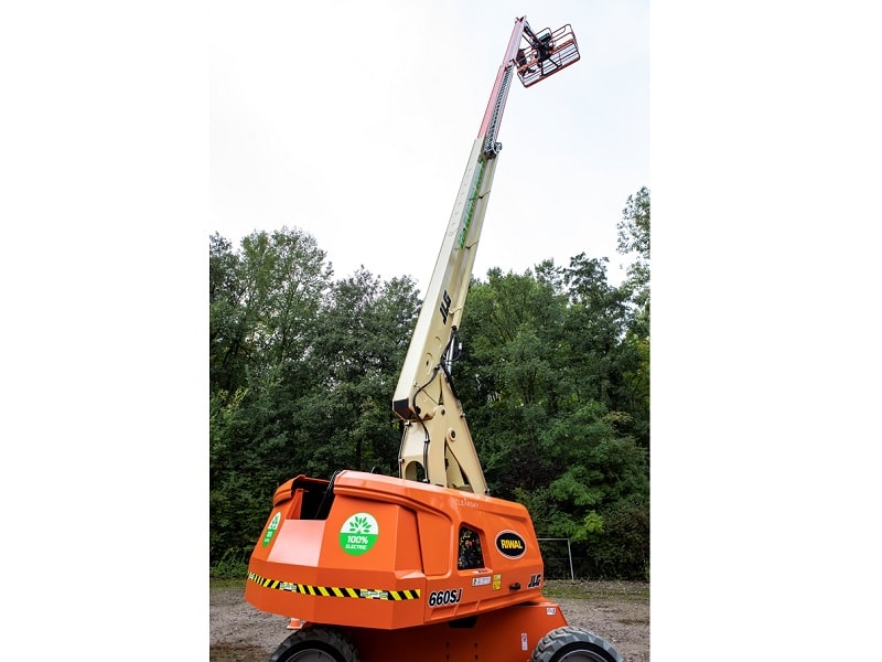 Nacelle à flèche télescopique Riwal JLG 660SJ 100% électrique