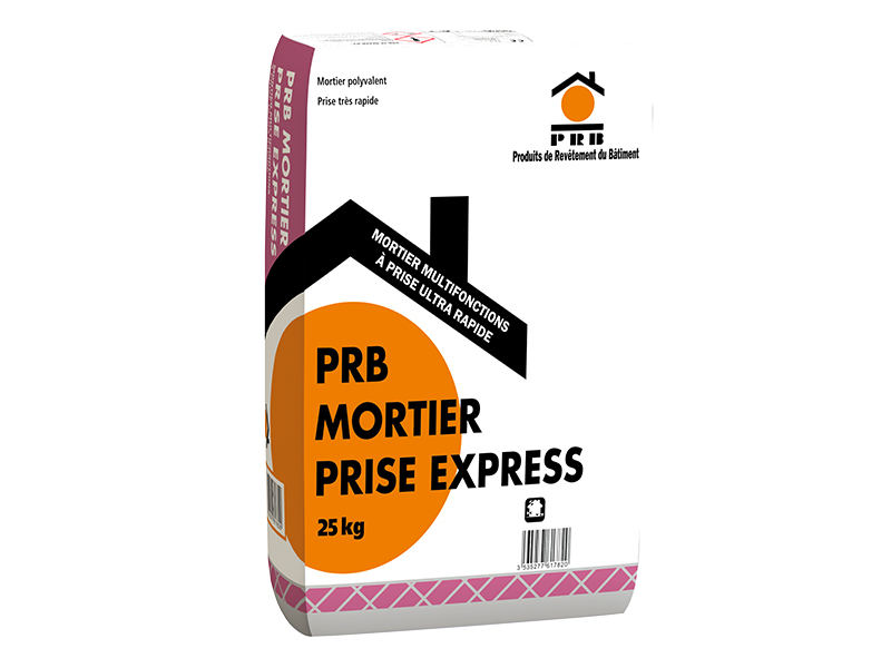 PRB MORTIER PRISE EXPRESS : Mortier multifonction à prise ultra rapide