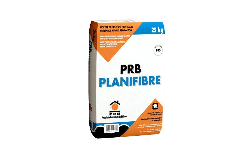 PRB PLANIFIBRE : mortier de ragréage fibré haute résistance, neuf et ...