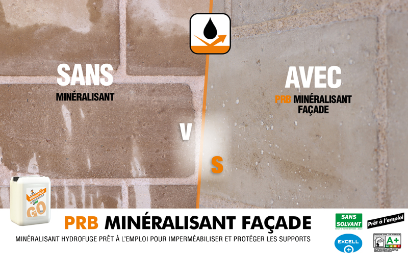 PRB MINÉRALISANT FAÇADE : Minéralisant hydrofuge prêt à l’emploi pour ...