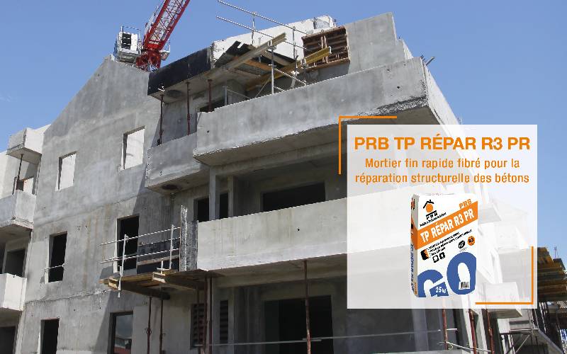 PRB TP REPAR R3 PR : Mortier fin rapide fibré pour la réparation ...