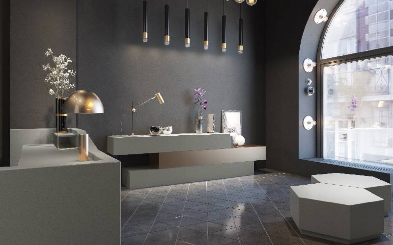 HIMACS - Solid Surface : collection Concrete