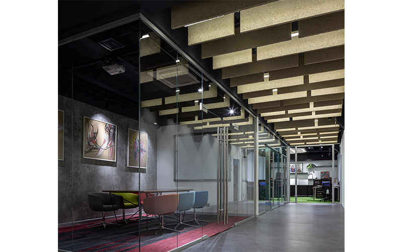 HERADESIGN® Baffle Element : solution acoustique en laine de bois avec ...