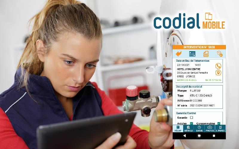 Augmentez la productivité de vos techniciens avec l’application Codial Mobile Interventions