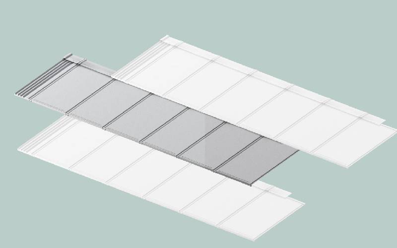 METROTILE INTERLOCK IPANEL : panneaux avec un aspect d'ardoises et de ...
